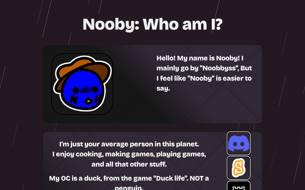Nooby's Carrd!